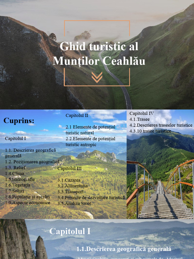 Ghid Turistic Al Munților Ceahlău | PDF