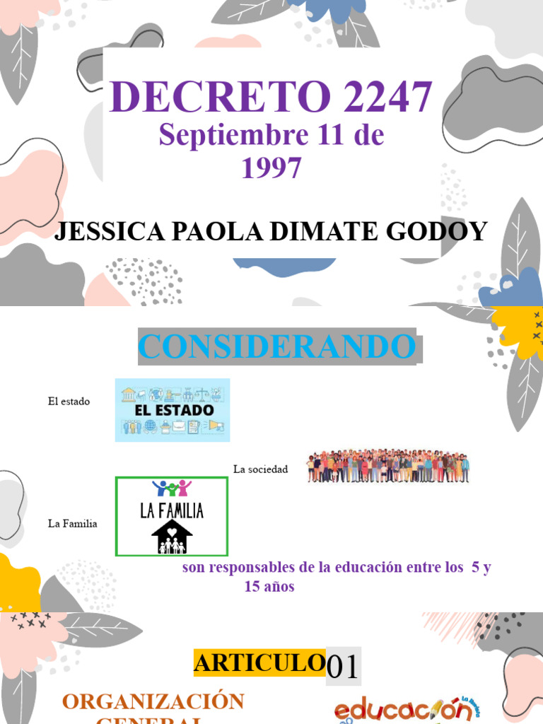Infografia Del Decreto 2247 | PDF