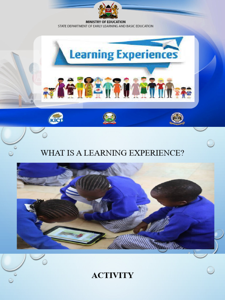 Defining Learning Experiences in Curriculum | PDF | Learning | Experience