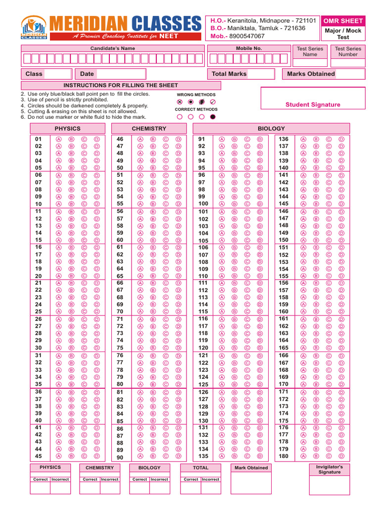 Omr 180 | PDF | Optical Character Recognition | Writing Implements