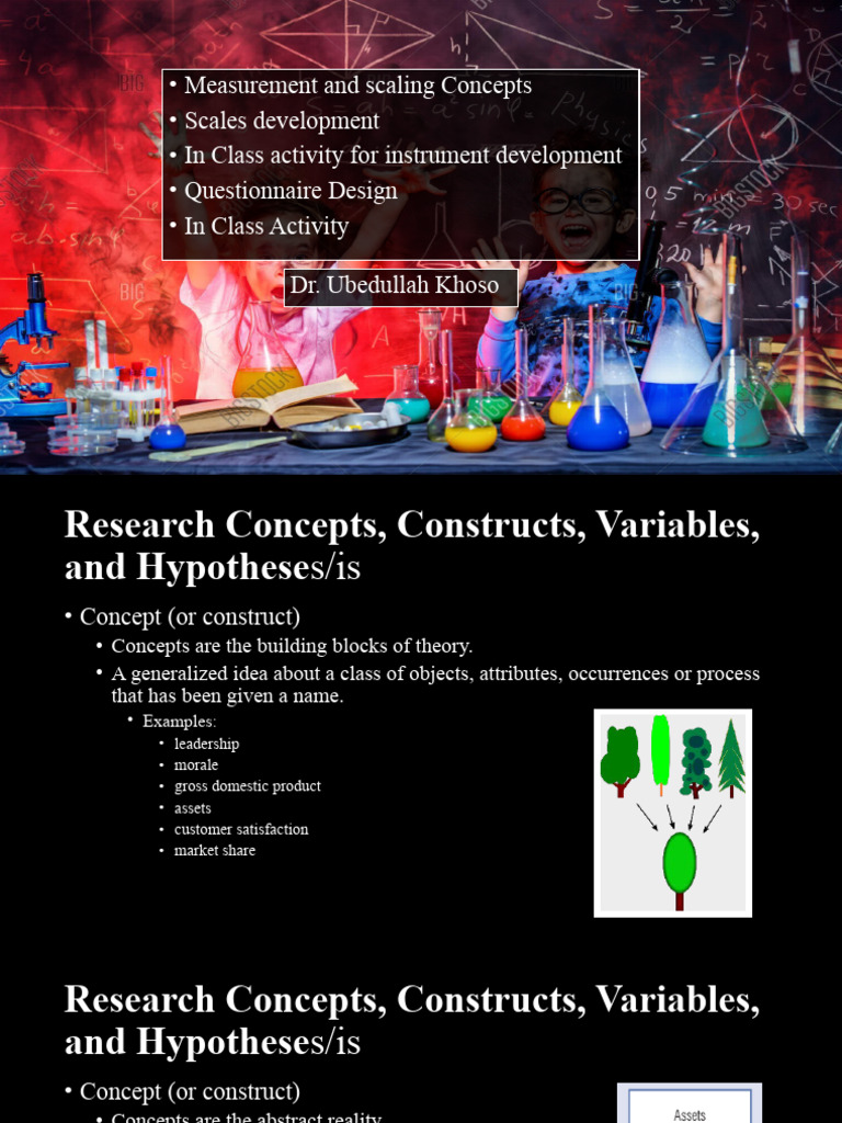 Research Concepts & Scaling Methods | PDF | Attitude (Psychology ...