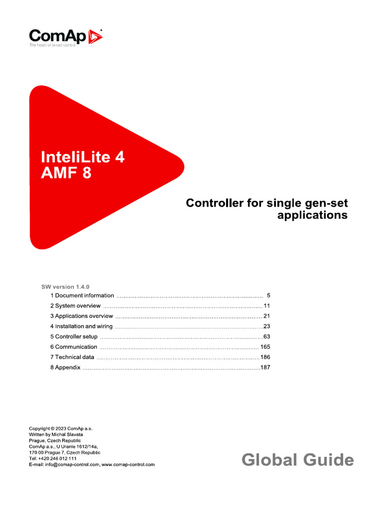 Comap Intelilite4 Amf8 | PDF