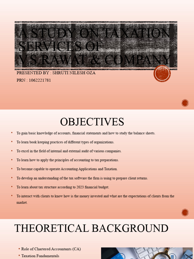 Taxation Services Analysis at V.S. Rawat | PDF | Methodology | Taxes