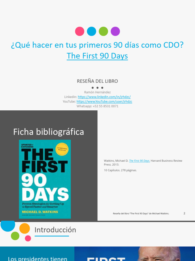 ¿Qué hacer en tus primeros 90 días como CDO_ | PDF