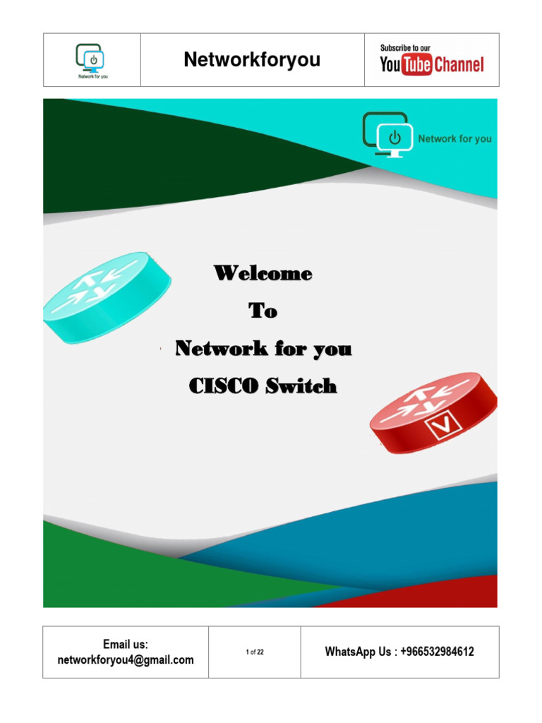 3 CISCO+Switch | PDF | Network Switch | Computer Network 3 CISCO+Switch | PDF | Network Switch | Computer Network