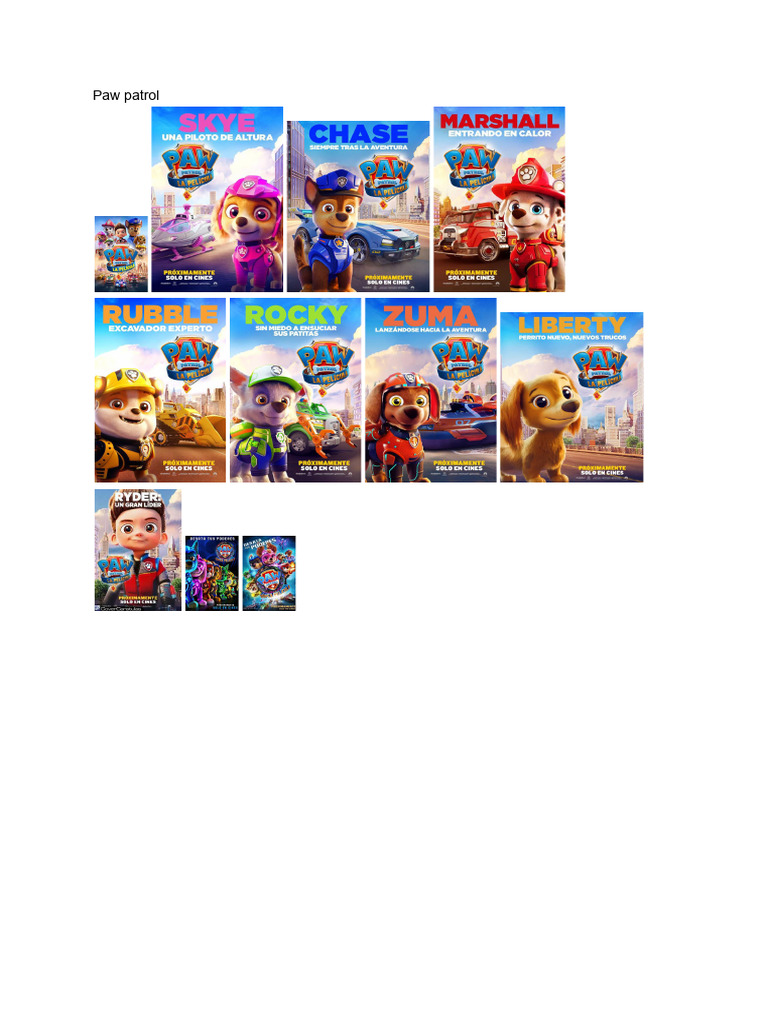Paw patrol | PDF
