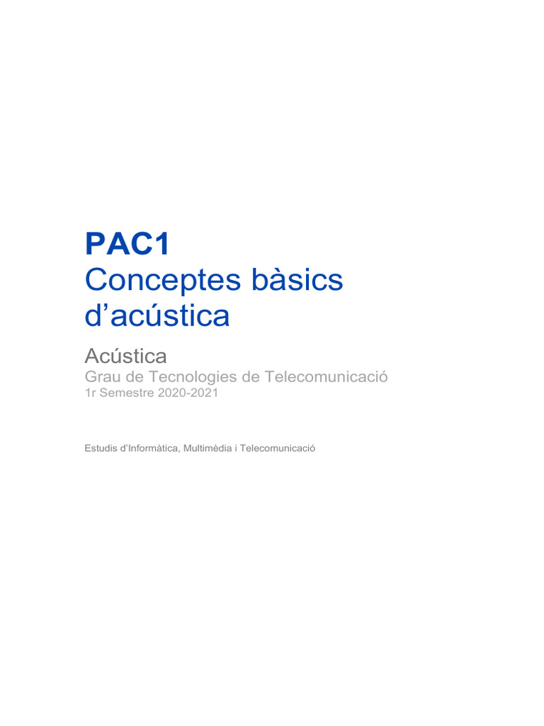 PAC1 Enunciat | PDF