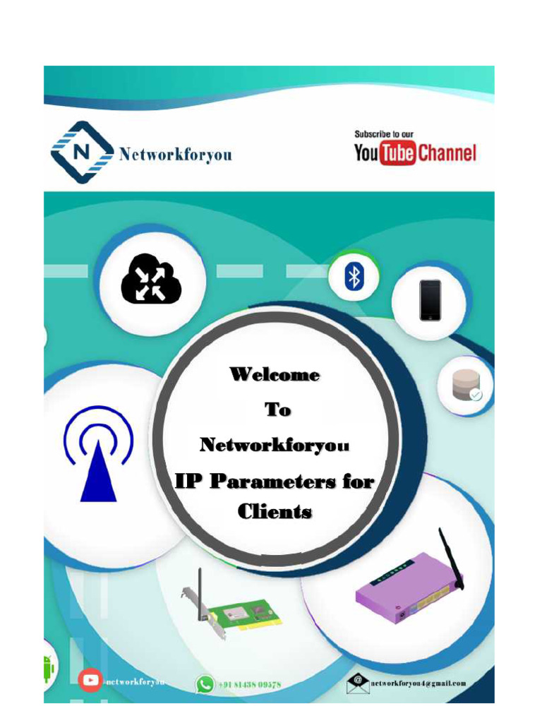 IP Parameters For Clients | PDF | Ip Address | Telecommunications IP Parameters For Clients | PDF | Ip Address | Telecommunications