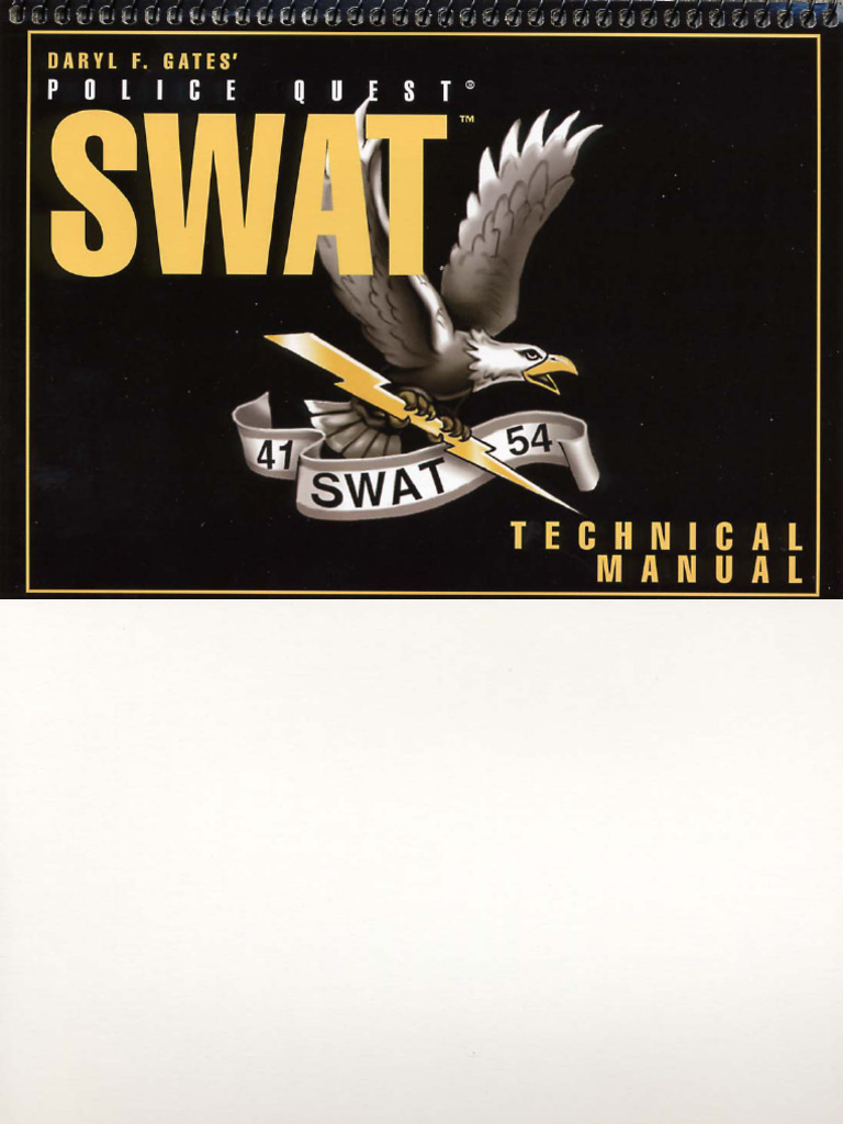 Police Quest SWAT - Manual | PDF