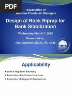 Riprap Installation Guide - 1: Table 1: Riprap Horizontal Dimensions | PDF