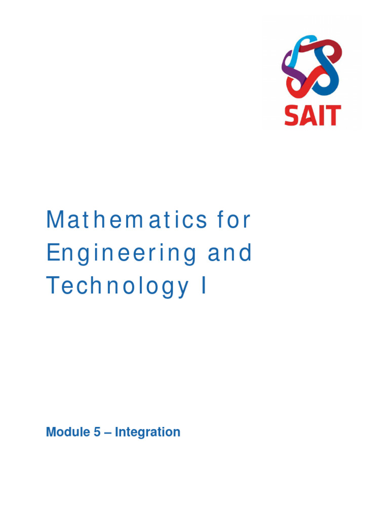 Math 238 Module 5 - Integration (May 2019) | Download Free PDF ...