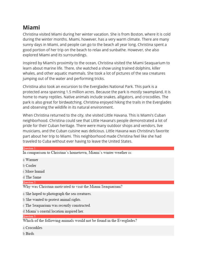 Miami | PDF | Miami | Little Havana