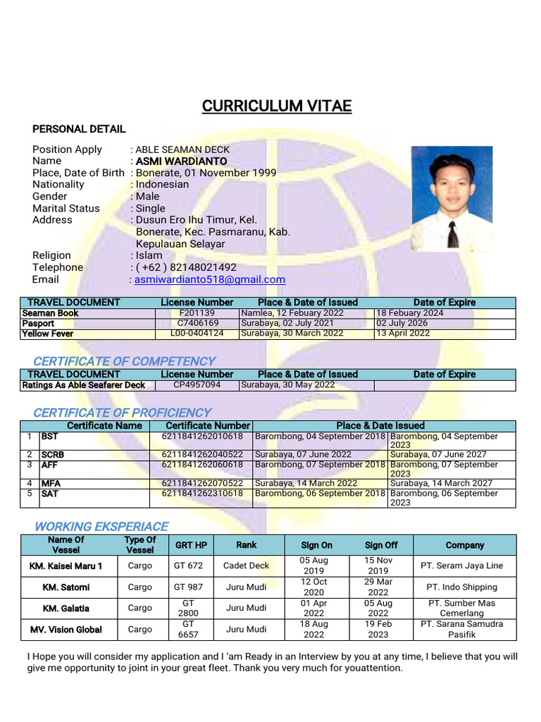 CV. Asmi Wardianto-1 | PDF