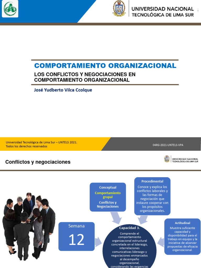 00412641343ae03s21100493s12 Conflictosynegociaciones | PDF | Comportamiento | Las emociones