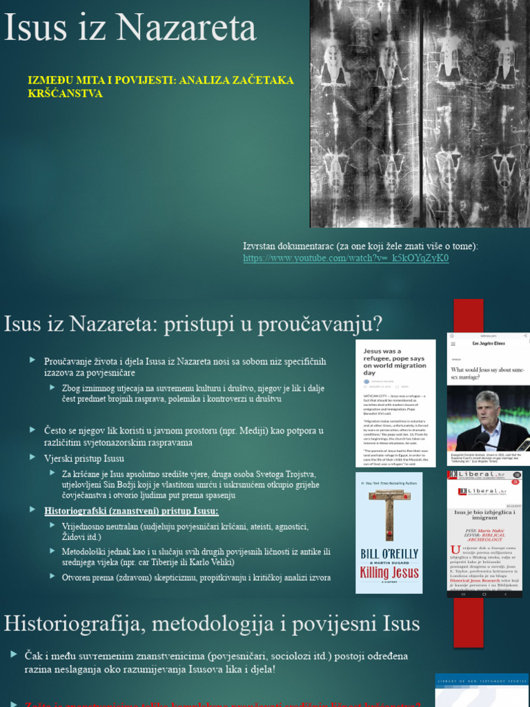Isus Iz Nazareta - Između Mita I Povijesti | PDF