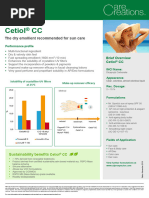 Lipocire™ A SG: Sustainable Sensory Ingredient | PDF | Palm Oil