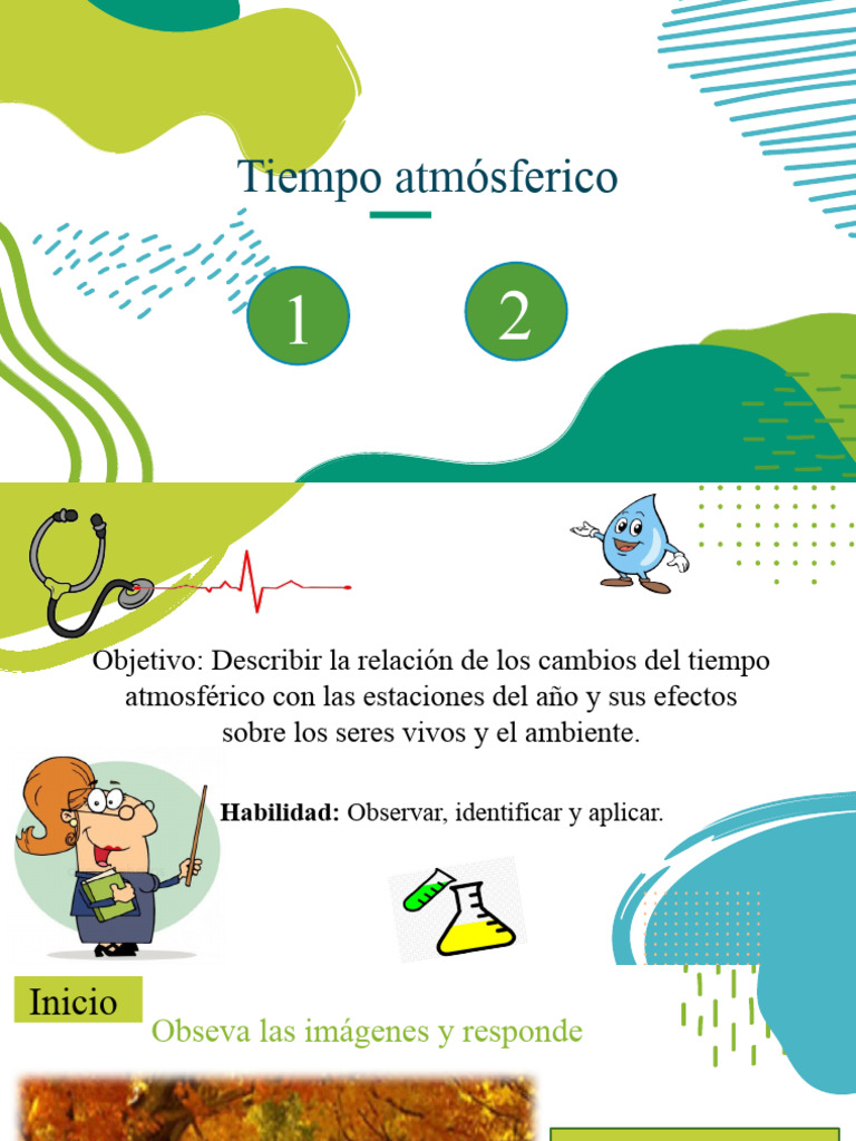 Estaciones y Tiempo Atmosférico | PDF | Clima | Lluvia