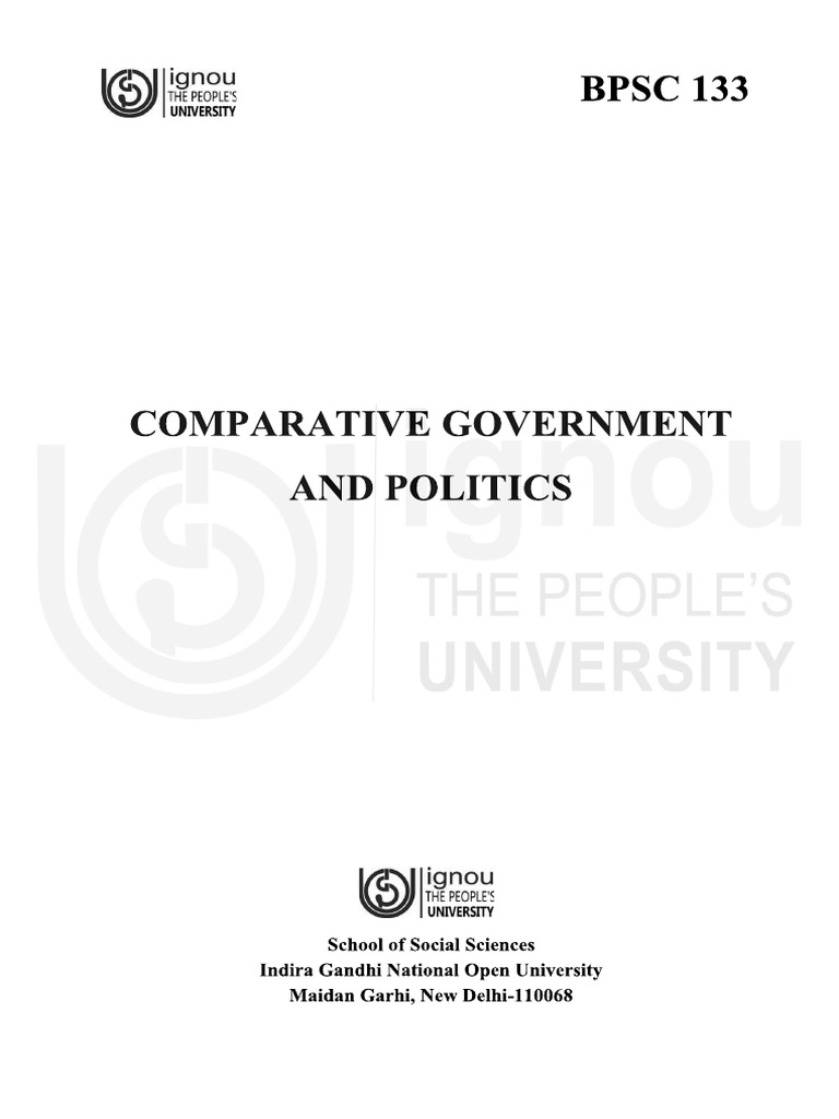 Intro To Comparative Government & Politics | PDF
