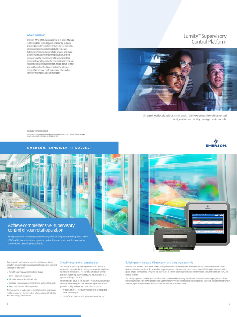 Lumity Supervisory Controls E3 | PDF | Energy Conservation | Graphical User Interfaces