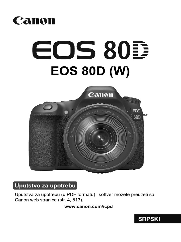 EOS 80D Instruction Manual SR | PDF
