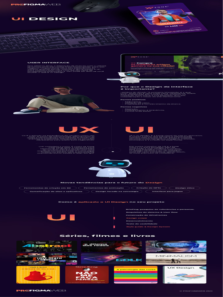 UI e UX Design | PDF | Experiência de usuário | Esboço