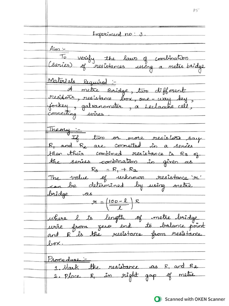 12 Phy Practical 3 | PDF