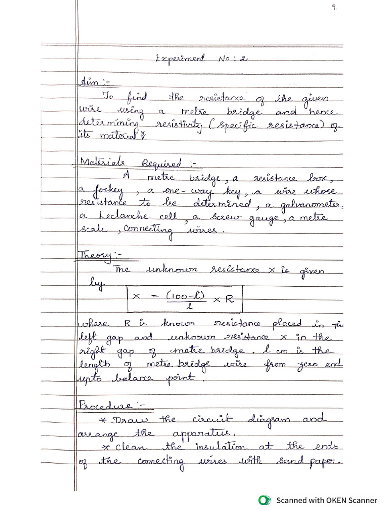 12 Phy Practical 2 | PDF