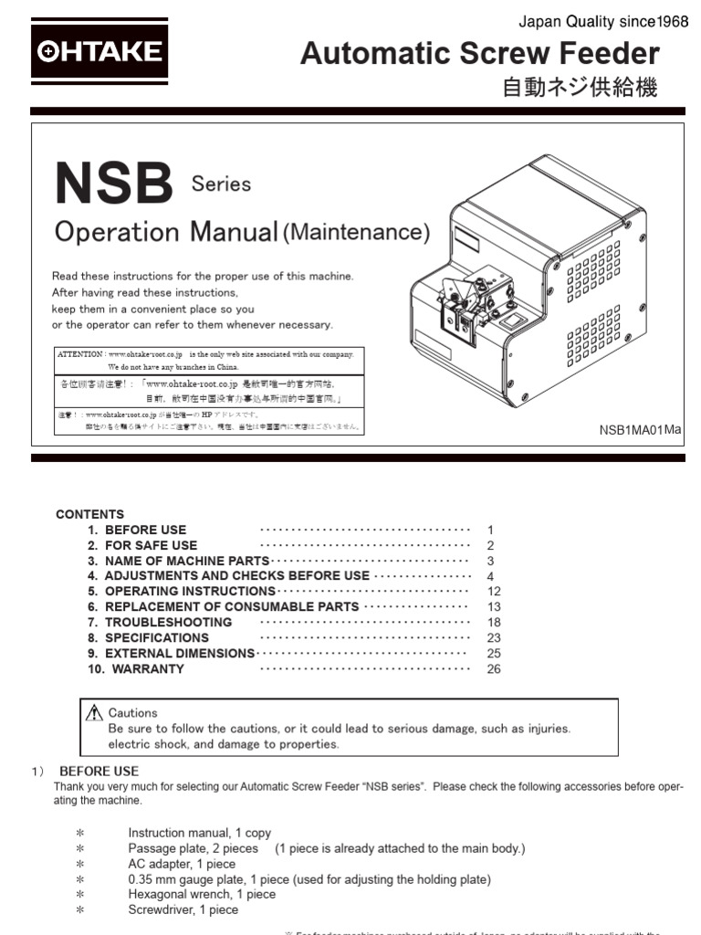 NSB en | PDF | Screw | Manufactured Goods