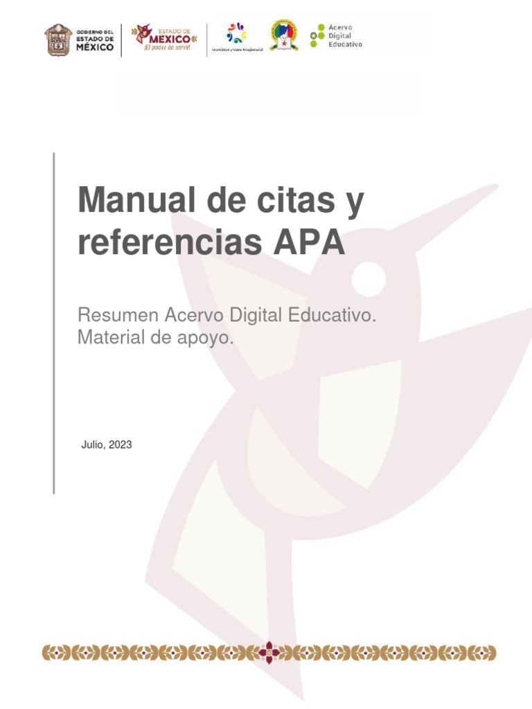 Manual de Citas y Referencias APA, ADE, 061022 | PDF | Estilo apa | Podcast