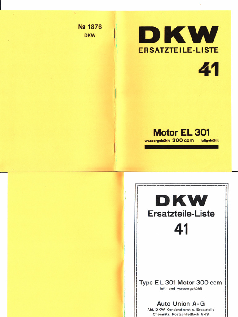 Etl DKW El301 | PDF