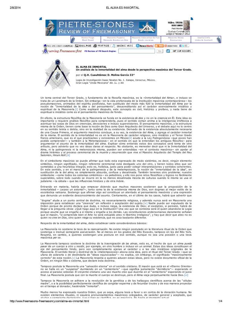 La Inmortalidad Del Alma | PDF | Filosofía