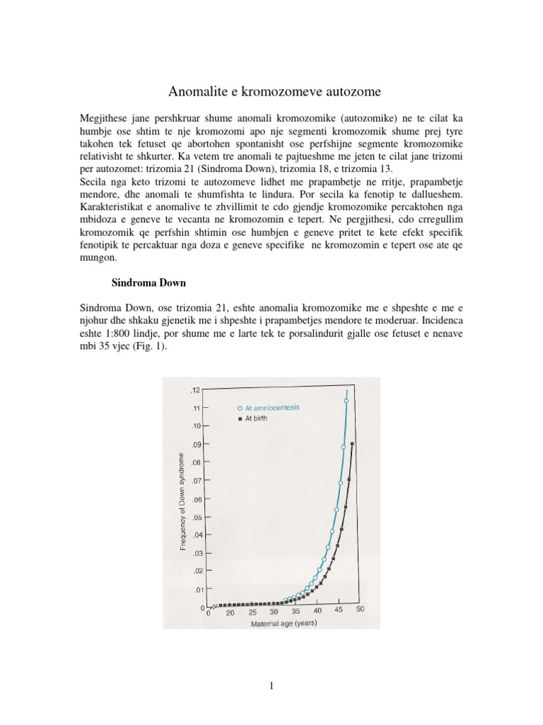 10 - Anomalite e Autozomeve (Leksion) | PDF