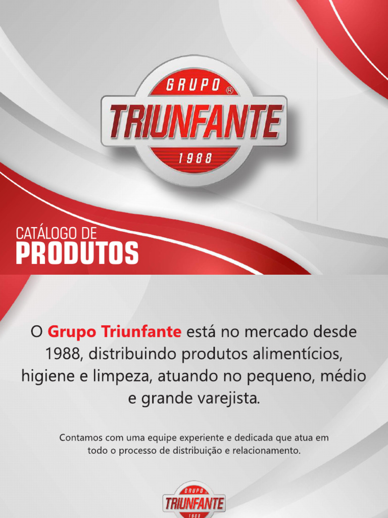 Catálogo de Produtos Triunfante Mato Grosso 2023 | PDF | Ingredientes ...