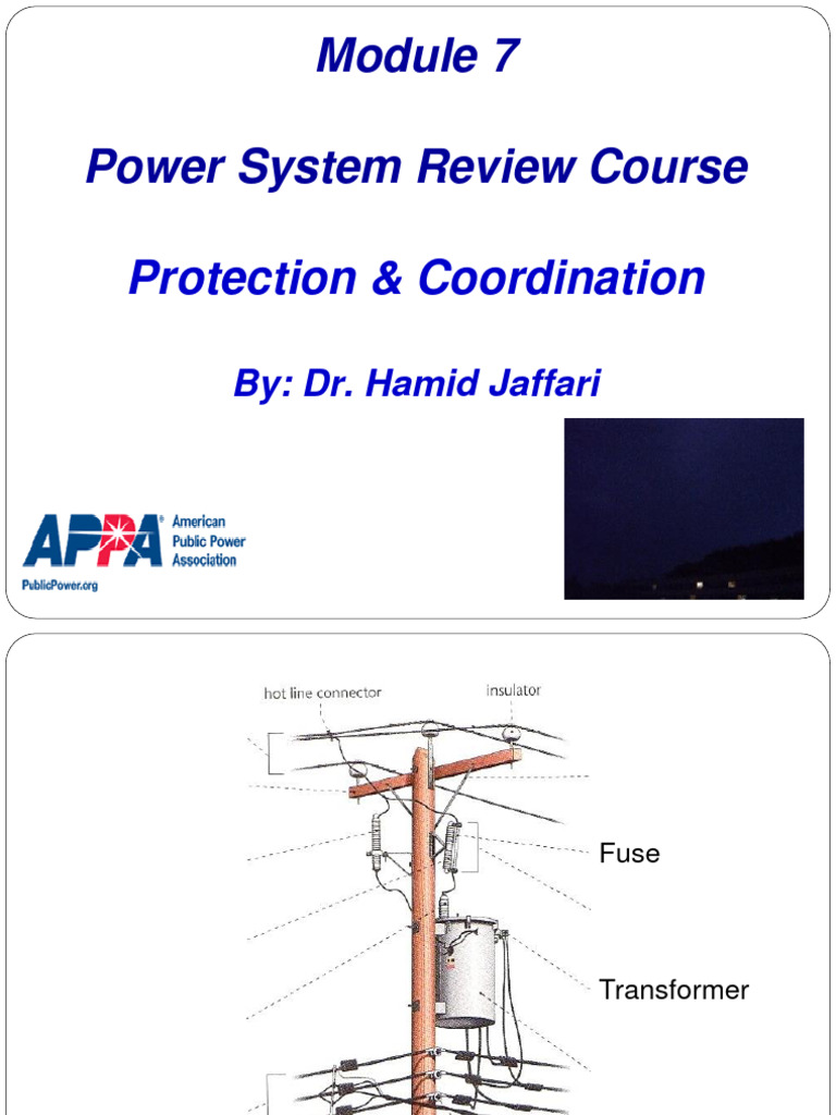 Protection And Coordination By Dr Hamid Jaffari Pdf Electric Power System Fuse Electrical
