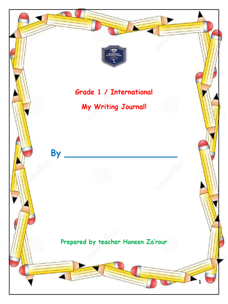 Writing Journal g1 | PDF