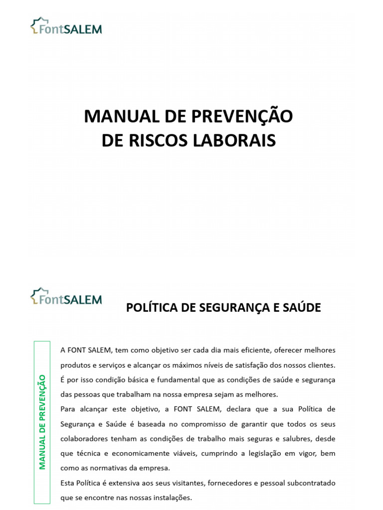Manual de Prevenção de Riscos Laborais | Download grátis PDF | Calor ...