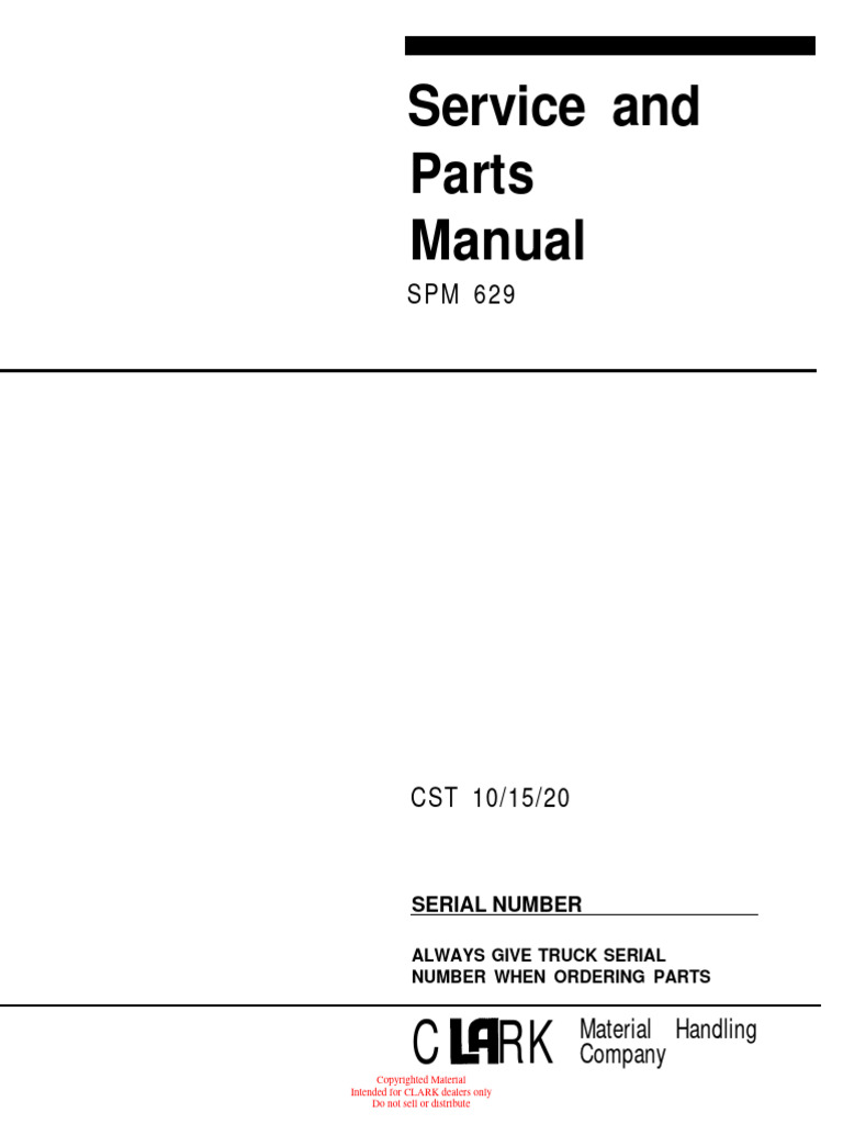 CST Spm629 | PDF