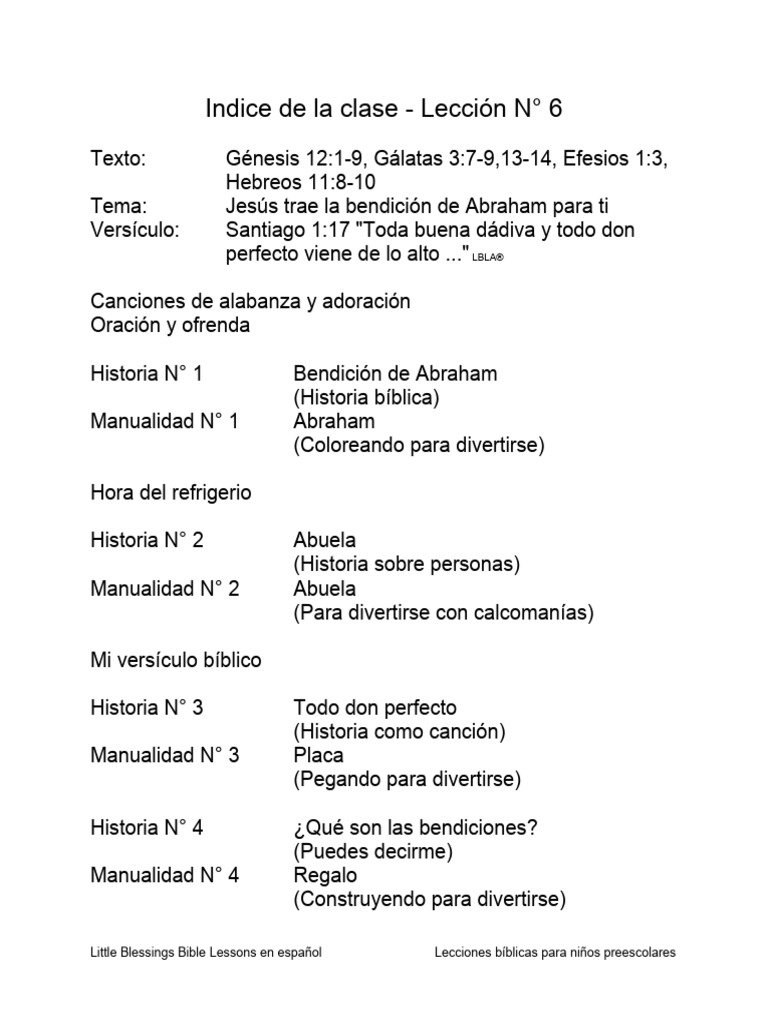 06 - Leccion 6 | PDF | Abrahán | Creencia religiosa y doctrina