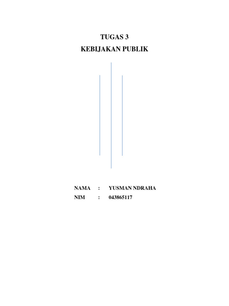 Tugas 3 Adpu4410 Kebijakan Publik | PDF