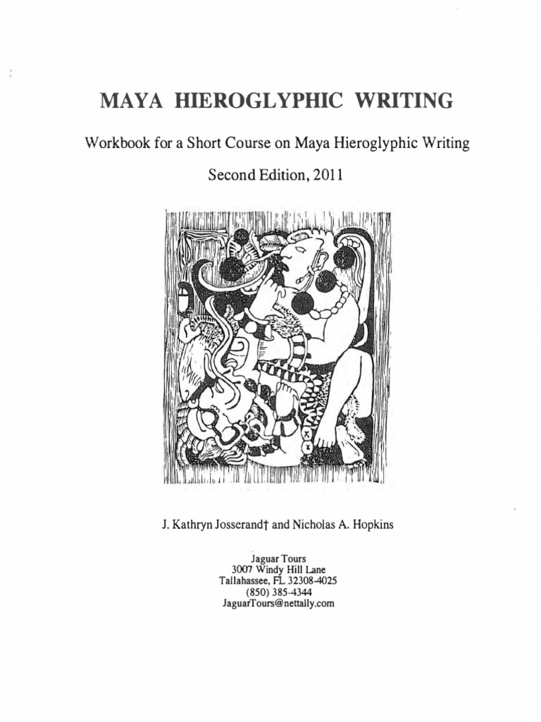 MayaGlyphWritingWrkBk Part1 | PDF | Maya Civilization | Culture Of The ...