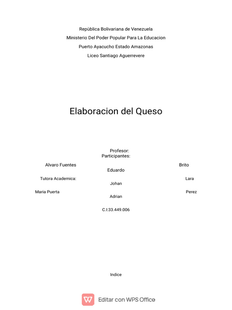 El Queso | PDF