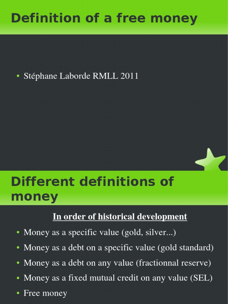 Understanding Free Money and Economic Freedom | PDF | Symmetry | Liberty