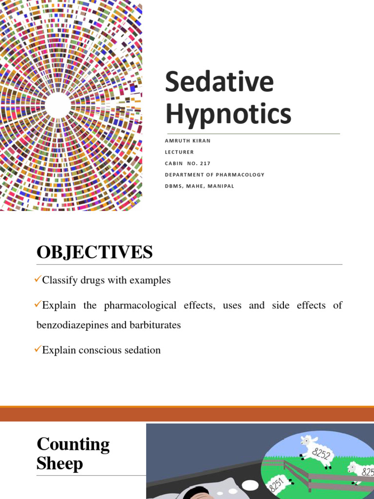Sedative Hypnotics | PDF | Benzodiazepine | Psychoactive Drugs