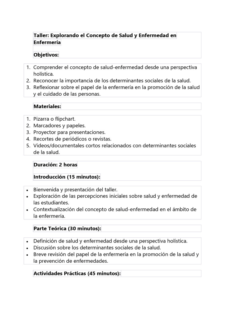 Enfermer I A | PDF | Enfermería | Cuidado de la salud
