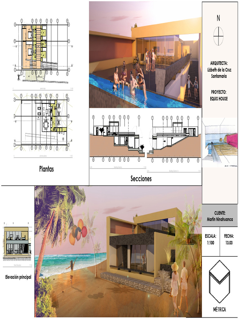 A.05 PLANTAS Y CORTES, - Layout | PDF