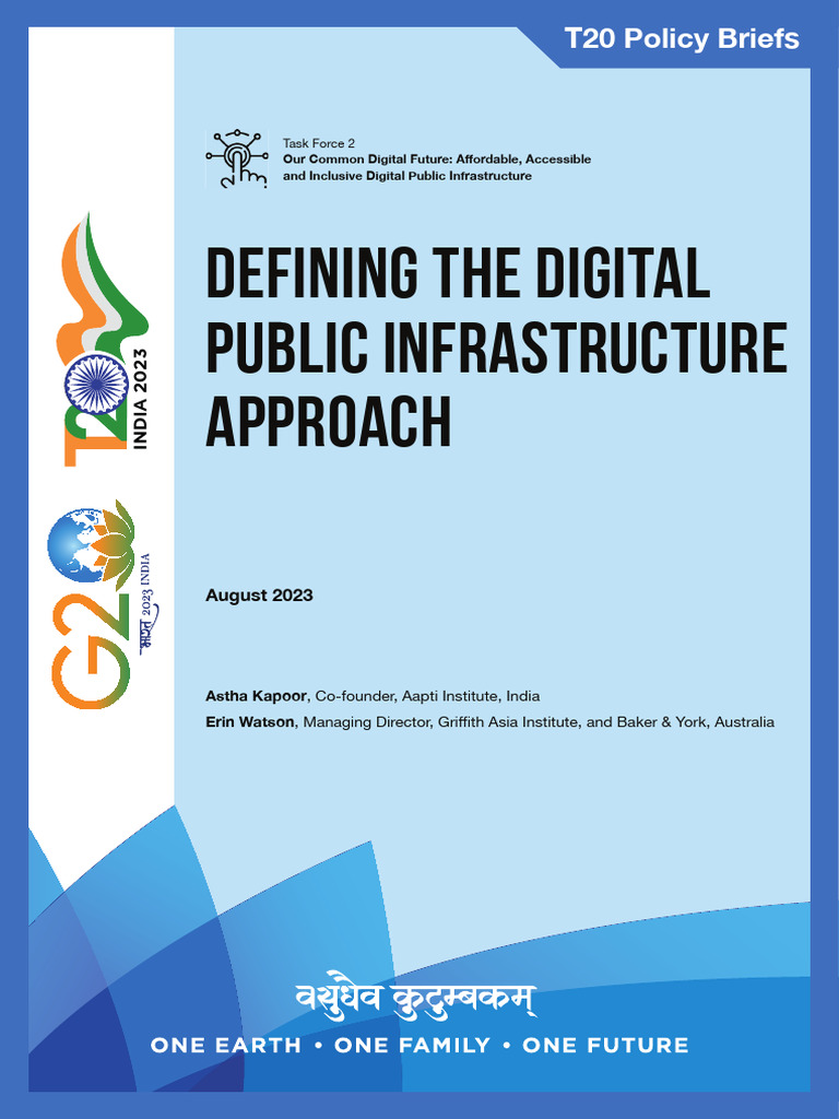 Defining The Digital Public Infrastructure Approach | PDF | Governance ...