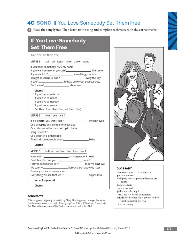 Song - If You Love Somebody Set Them Free | PDF | Song Structure