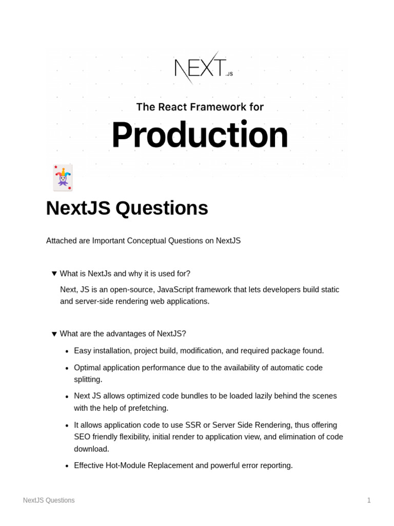 NextJS Questions-Orsnxi | PDF | Business