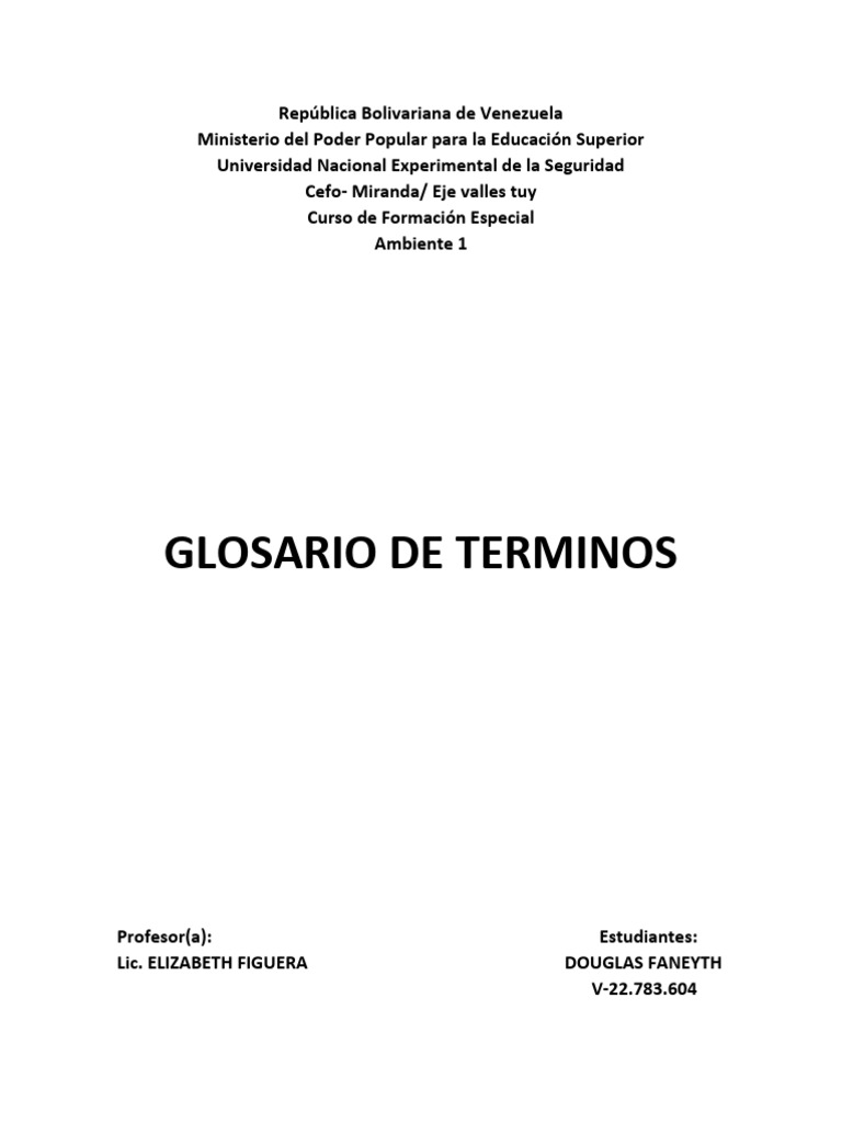 Glosario de Terminos Soporte Basico de Vida | PDF | Corazón | Lesión