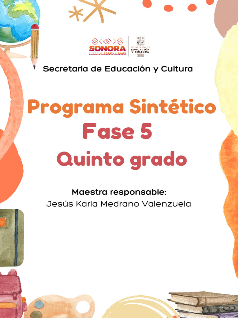 Programa Sintetico | PDF | Salud y bienestar